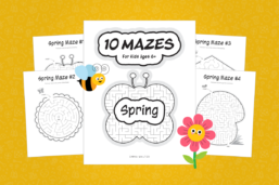 Free Spring Activity Book Printables for Children - Emma Walter